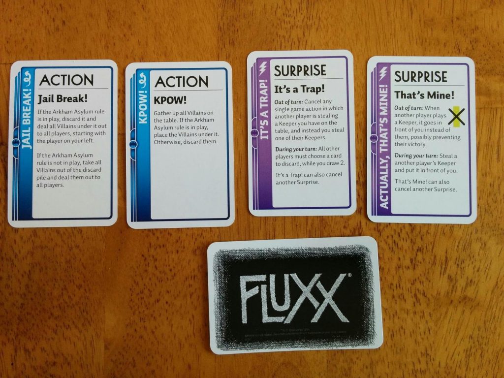 Batman Fluxx Card Game Review